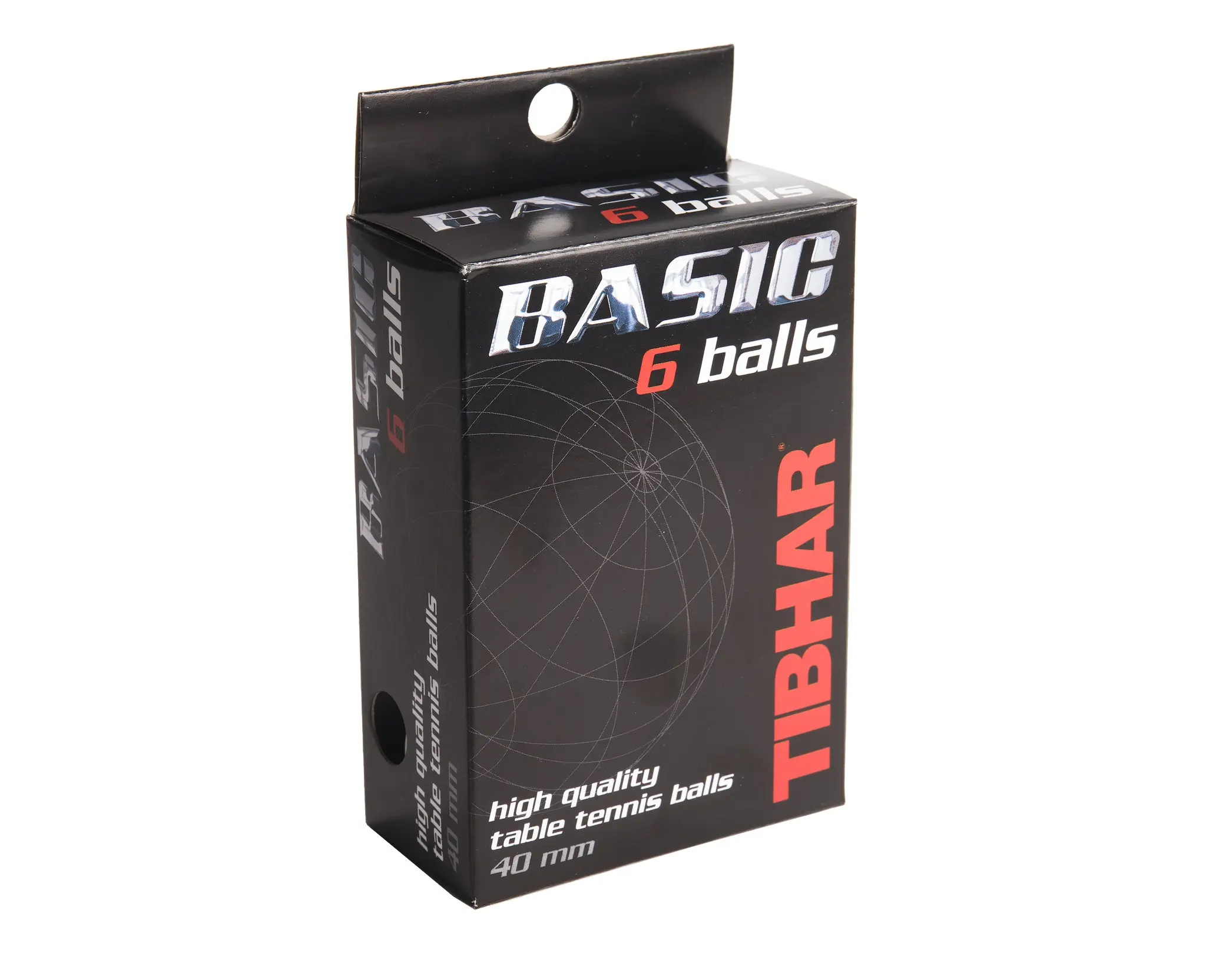 Tibhar Balls Basic 40mm 6 pcs